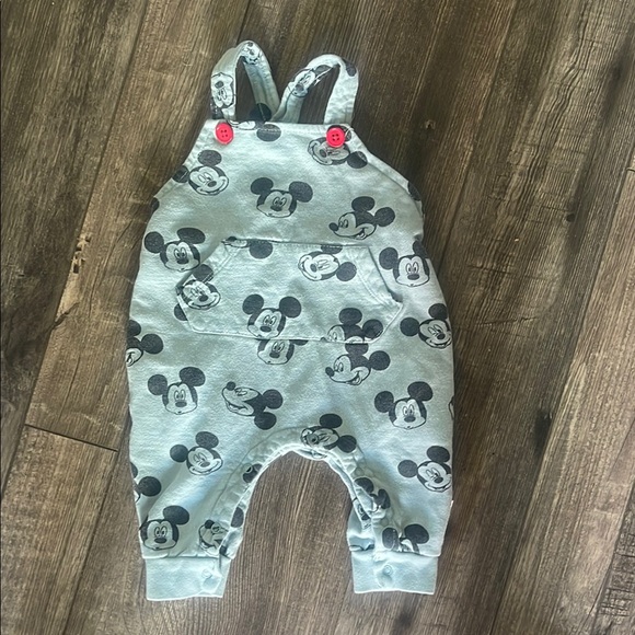 Disney | Bottoms | Disney Baby Mickey Mouse Blue Overalls | Poshmark